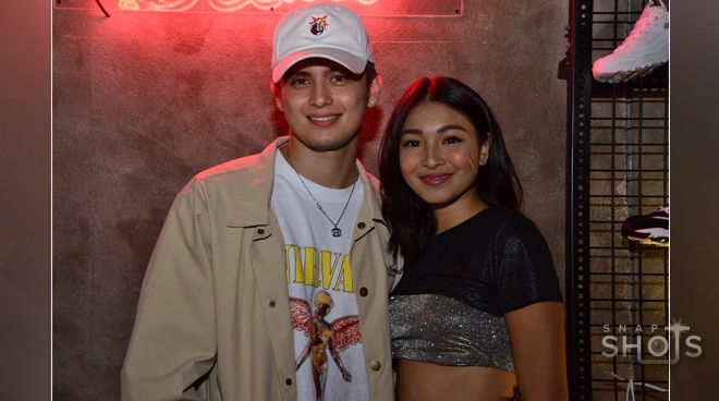 James Reid supports his girlfriend Nadine Lustre during sneakers brand ... James Reid supports his girlfriend Nadine Lustre during sneakers brand ...