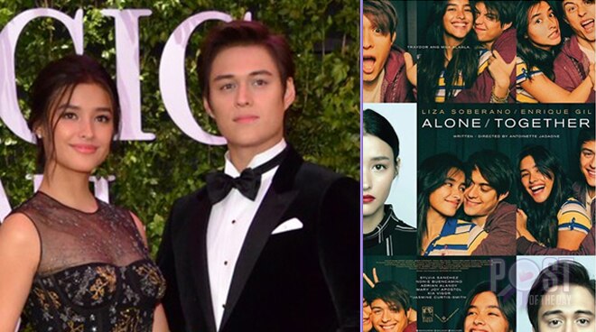 LOOK: Official poster for LizQuen’s movie ‘Alone/Together’ has been ...
